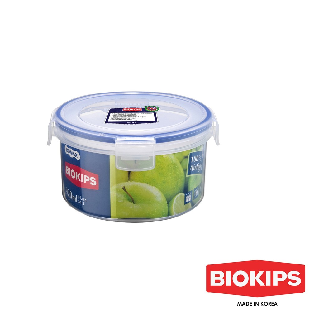 Biokips Round Food Storage Container 920ML BPA Free Airtight And Leakproof Foodkeeper | Shopee ...