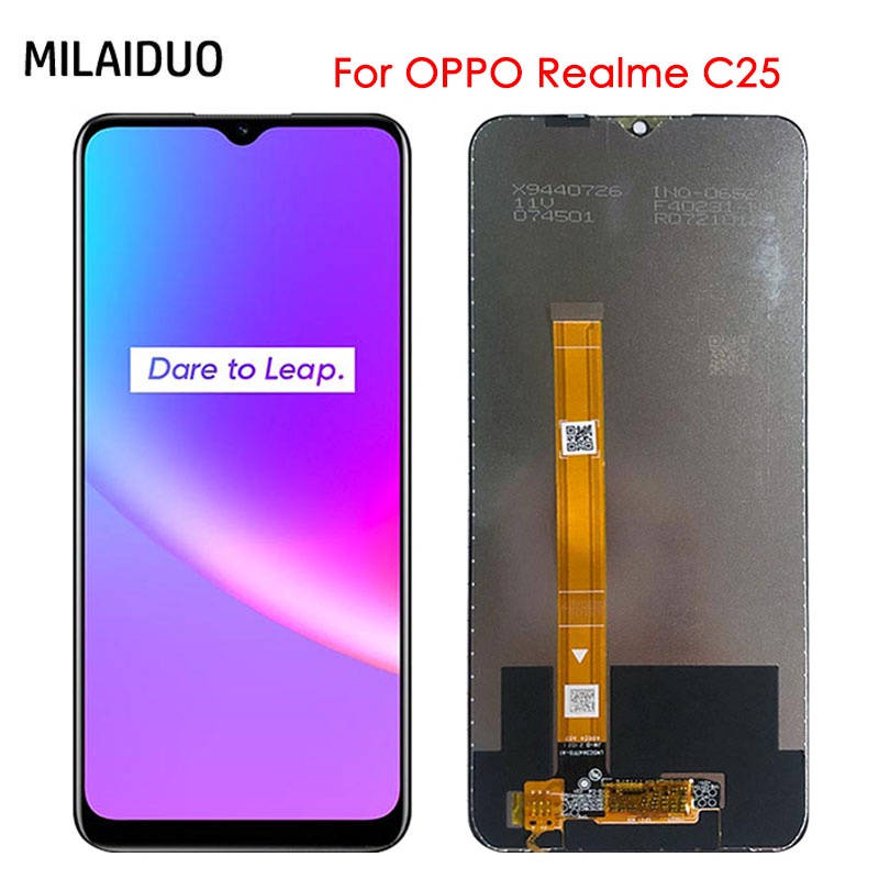 Original For OPPO Realme C25 RMX3193 RMX3191 LCD Display Touch Screen Assembly Replacement ...