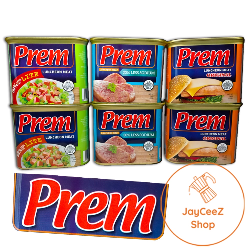 PREM Luncheon Meat 340g | Shopee Philippines