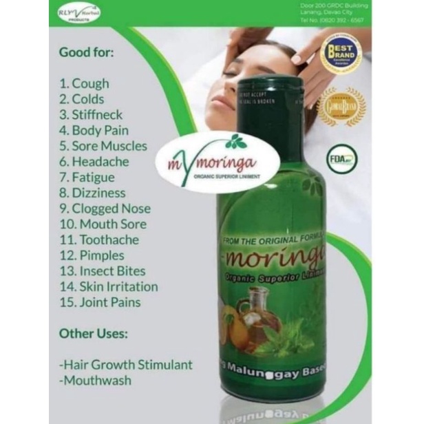 MORINGGA OIL LINIMENT | Shopee Philippines