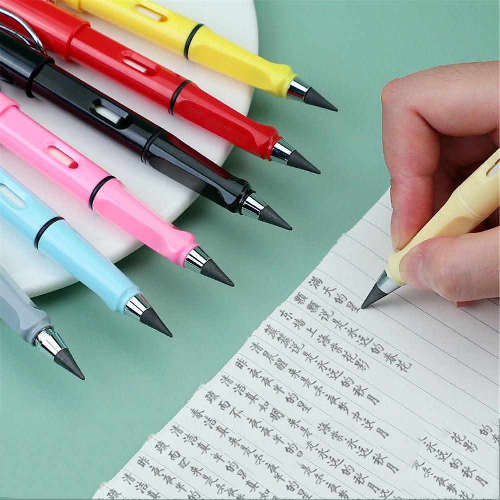 No Ink HB Pencils Eternal Mechanical Pencil 0.5mm Non-sharpening ...