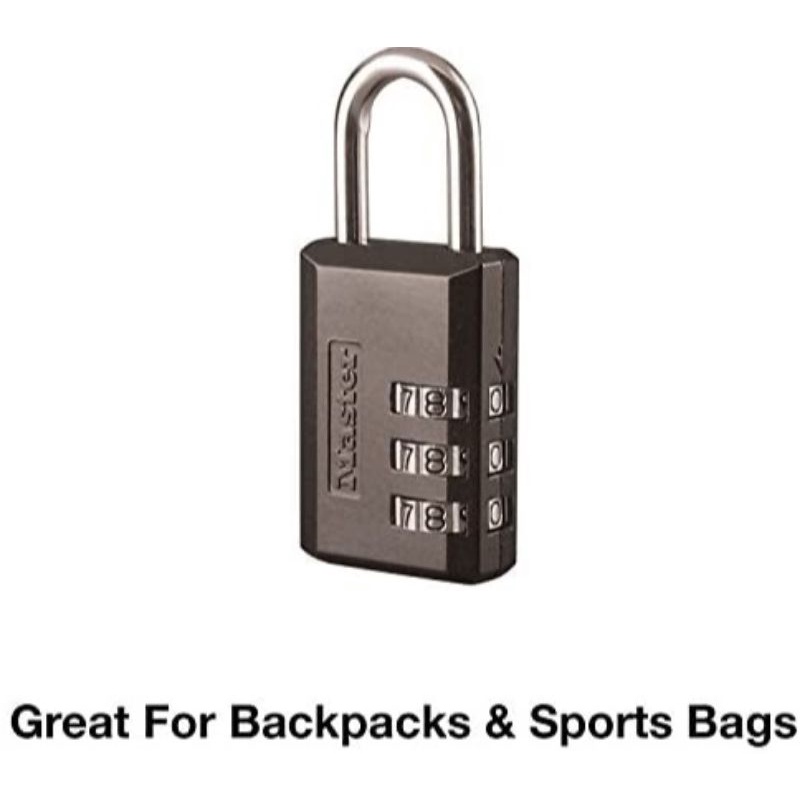 Master Lock Combination Padlock - Resetable 646D 20mm | Shopee Philippines