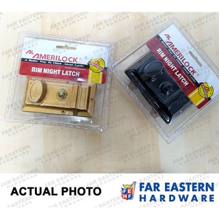 Rim Door Lock Night Latch AMERILOCK | MAXILOCK | Shopee Philippines