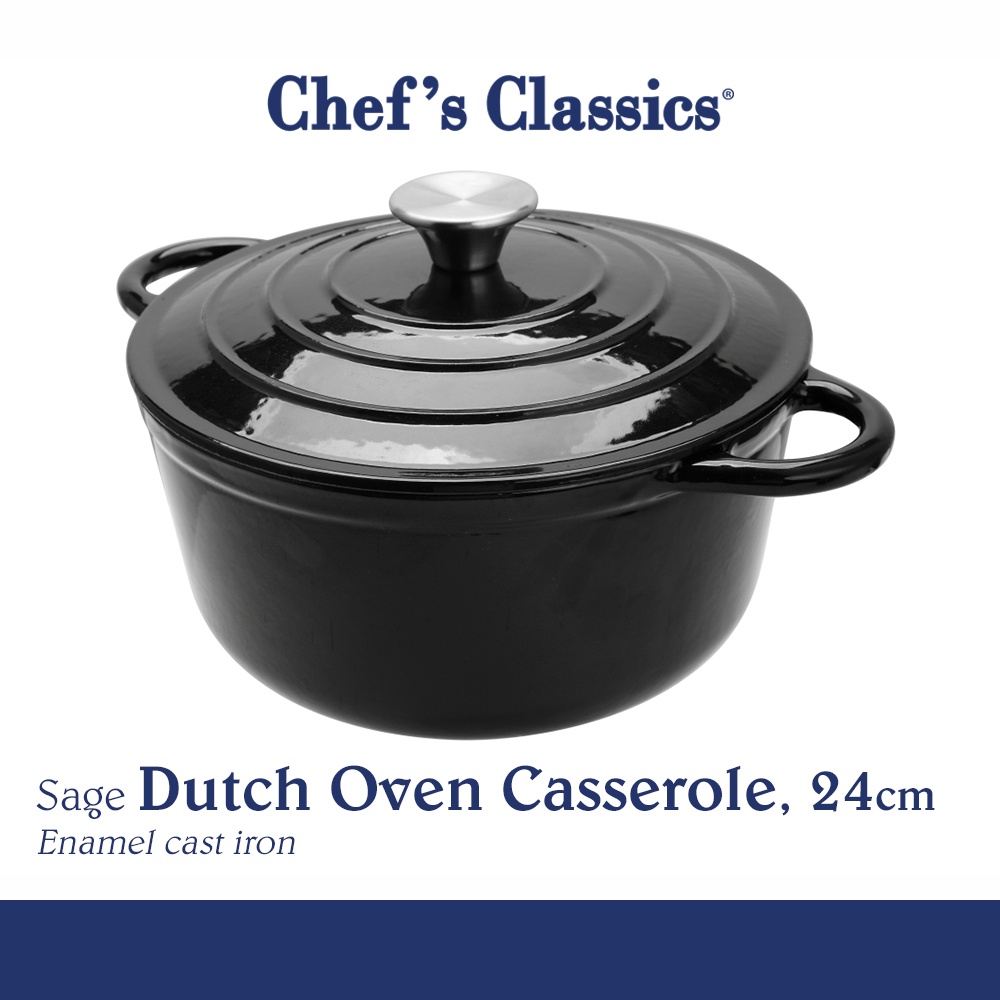 Chef's Classics Sage Dutch Oven Casserole, 24cm | Shopee Philippines