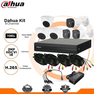 Dahua CCTV Camera Kit 4/8 CH CCTV Kit 1080p HD 2MP Camera DVR Complete ...