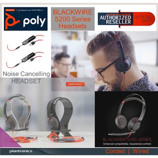 POLY 5200 HEADSETS (PLANTRONICS BLACKWIRE C5210 | C5220) Noise ...