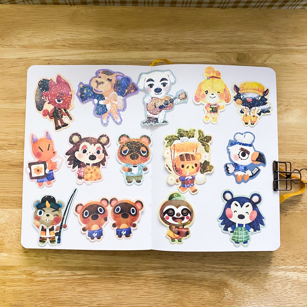 Animal Crossing NPC Stickers VERSION 1, ACNH Stickers, Isabelle ...