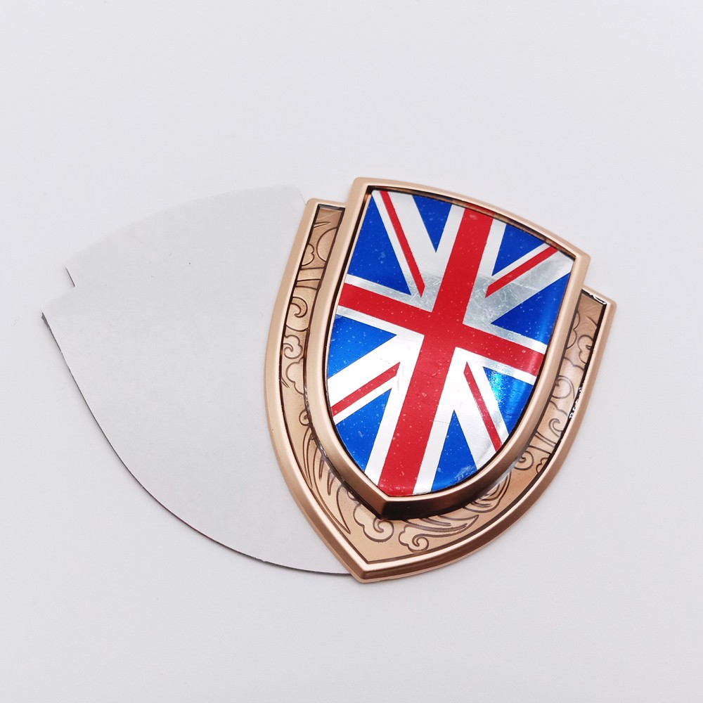 1 x Metal UK England United Kingdom National Car Auto Side Rear Emblem ...