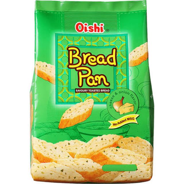 Oishi Bread Pan Savoury Toasted Bread (Cheese & Onion) 42g | Shopee ...
