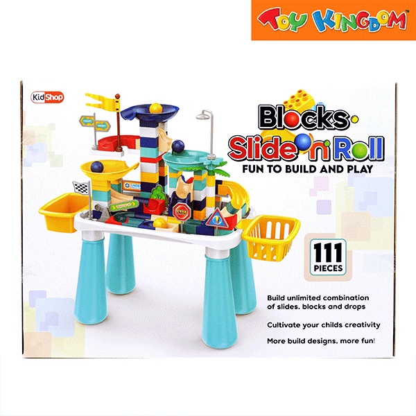 KidShop Blocks Slide n Roll Playset | Shopee Philippines
