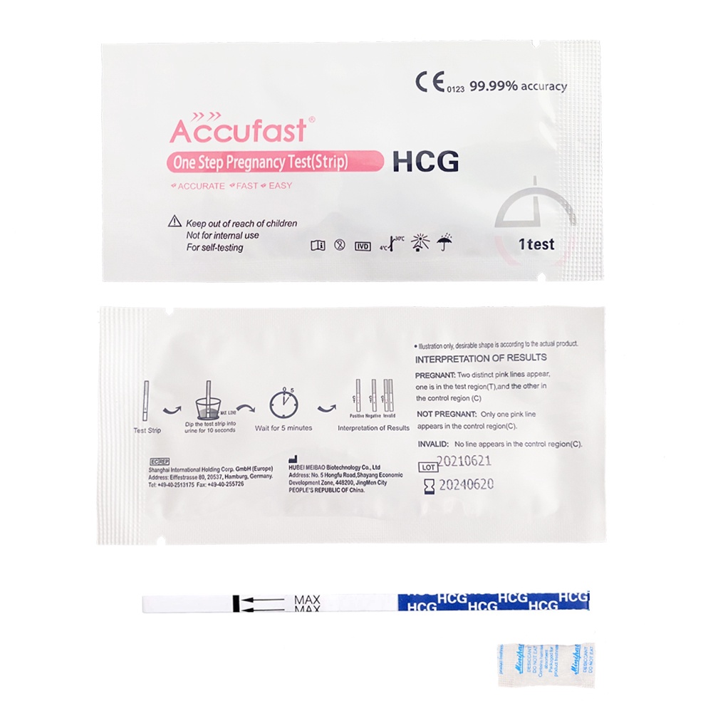ACCUFAST Early Pregnancy Test Kit Cassette Advan One Step HCG Casette ...