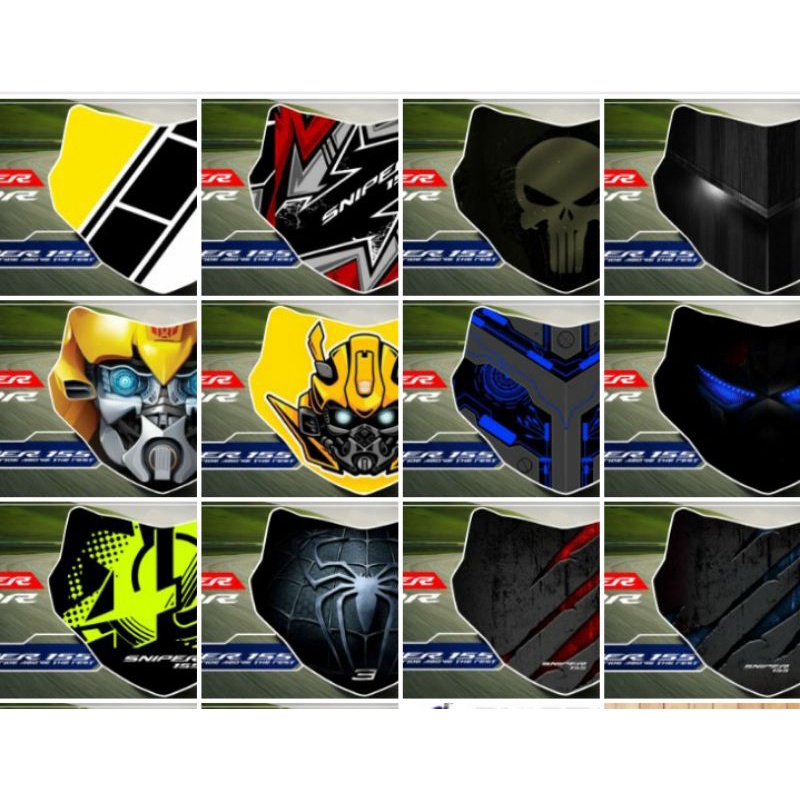 Sniper 155 Decal Visor Sticker | Shopee Philippines