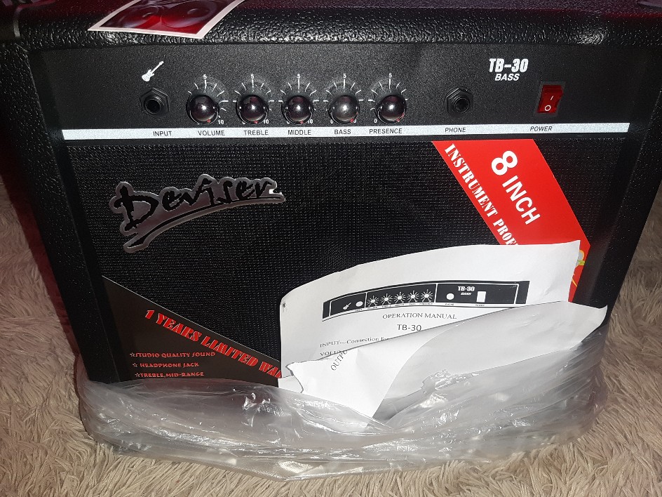 Deviser TB-30 Electric Bass Guitar Amplifier 30W | Shopee Philippines