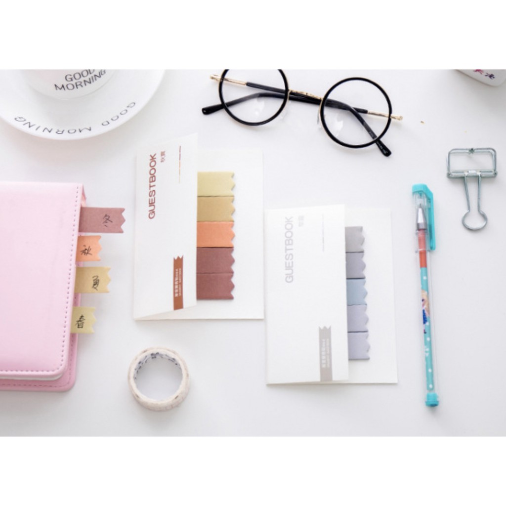 Color blend shades sticky note -guestbook series | Shopee Philippines