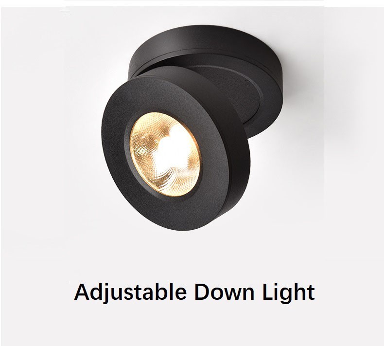 Surface Mounted LED Rotatable Down Light Adjustable Ceiling Light ...