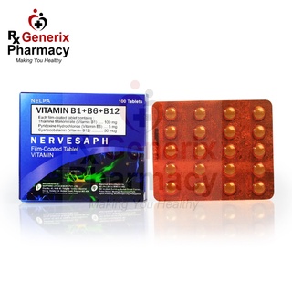 Nelpa Vitamin B1 + B6 + B12 - Nervesaph presyo ₱109