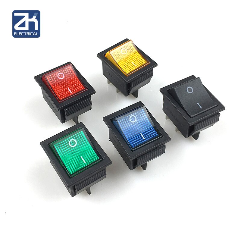1PCS KCD4 Rocker Switch Rectangle Switch Power Switch On/Off 4 Pins ...