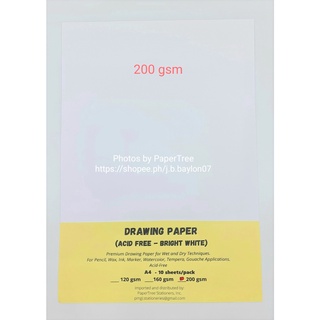 Oslo Paper (White - A4 size)- 120/160/200 gsm; 10 shts/pack. | Shopee ...