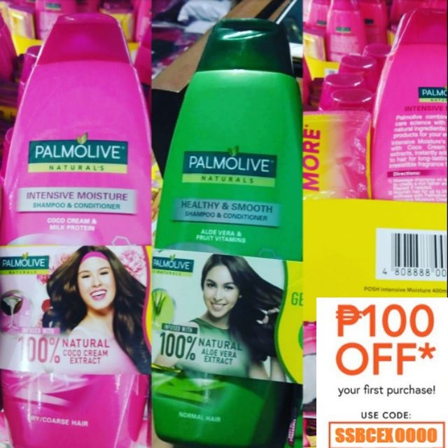 Palmolive Naturals Shampoo Healthy & Smooth 400ml w/ Free 6sachets ...