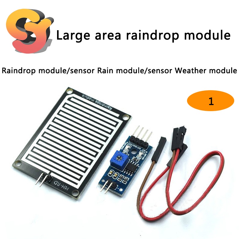 [Ready Stock Supply] Weather Module Raindrop Module/Sensor Rain 20cm ...
