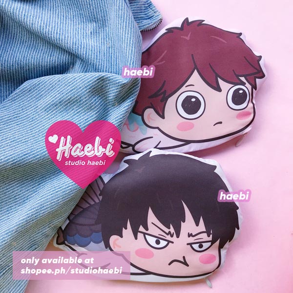 Tobiou Tobio and Oikawa Oikawa Haikyuu Fishy Zipper Pouches (handmade ...