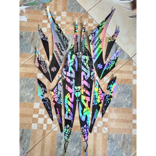 SUZUKI RAIDER J 115 FI SATRIA DECAL DESIGN | Shopee Philippines