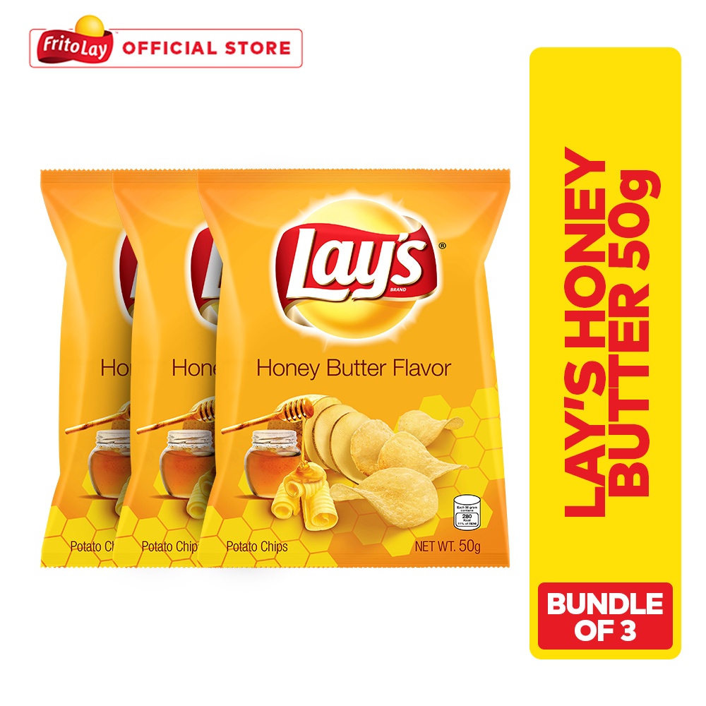 Lay's Honey Butter Potato Chips 50g (Bundle of 3) | Shopee Philippines Lay's Honey Butter Potato Chips 50g (Bundle of 3) | Shopee Philippines