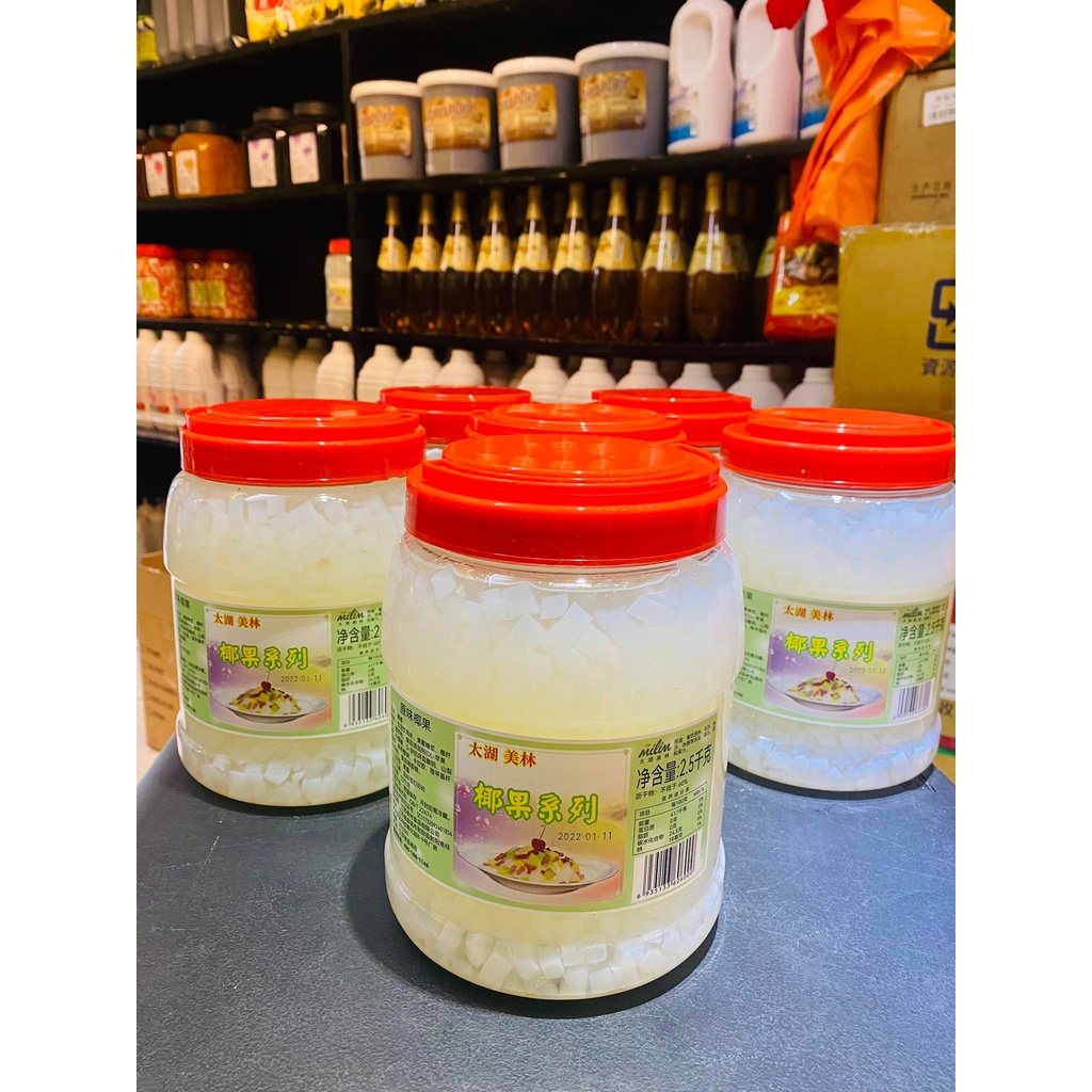 Milin Nata De Coco 2.5kg// 1BOX 6 JARS | Shopee Philippines