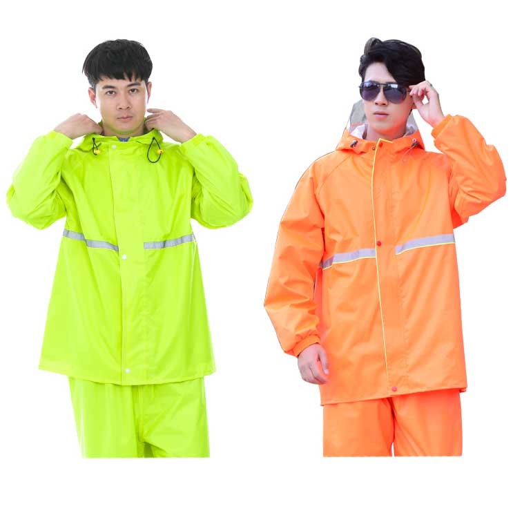 Double Side Adult Reflective Yarn Raincoat and Pants | Shopee Philippines