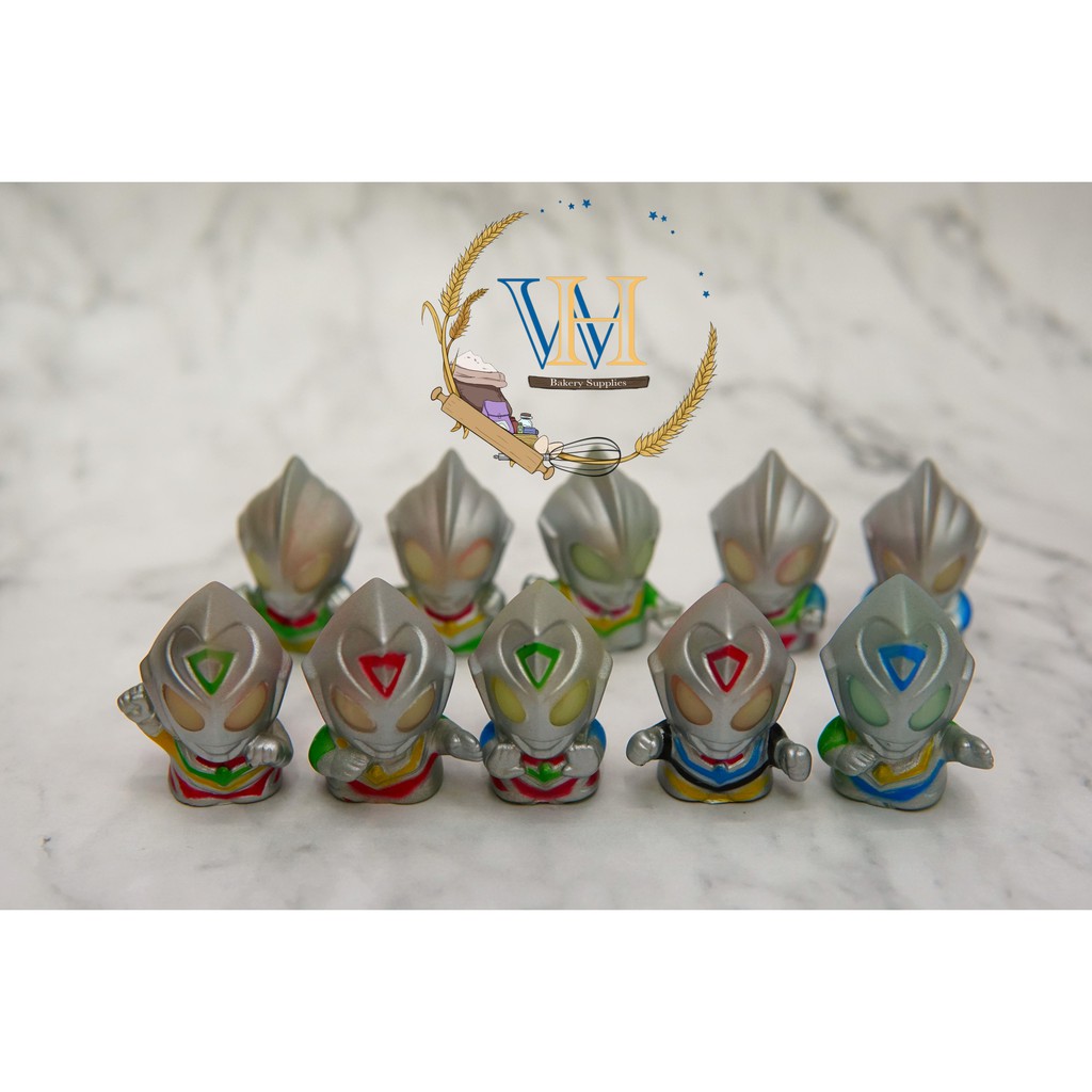10pcs Ultraman Cake Topper Deco Soft Toy Hero | Shopee Philippines