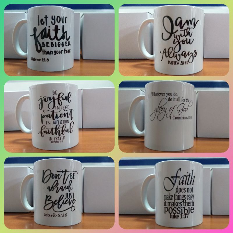 Mugs Personalized Bible Verse Mugs Inspirational Mugs Motivational Mugs ...