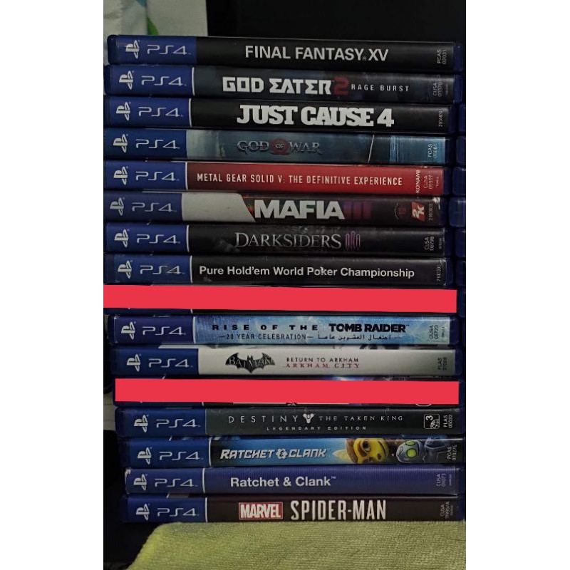 Playstation 4 Games (Set A) | Shopee Philippines