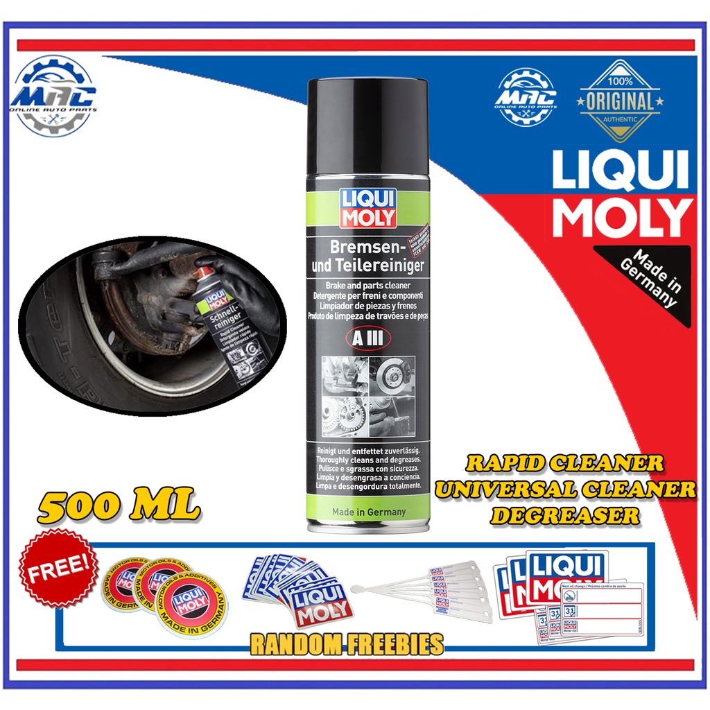 Liqui Moly Rapid Brake Cleaner 500ml Parts Cleaner Universal Cleaner ...