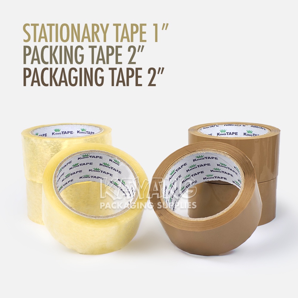 Clear / Brown Packaging Tape (2") - Packaging Tape Industrial Adhesive ...