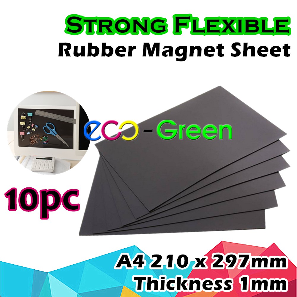 10pcs A4 1mm Magnetic Sheet A4 Size Ordinary Cuttable Ref Magnet ...