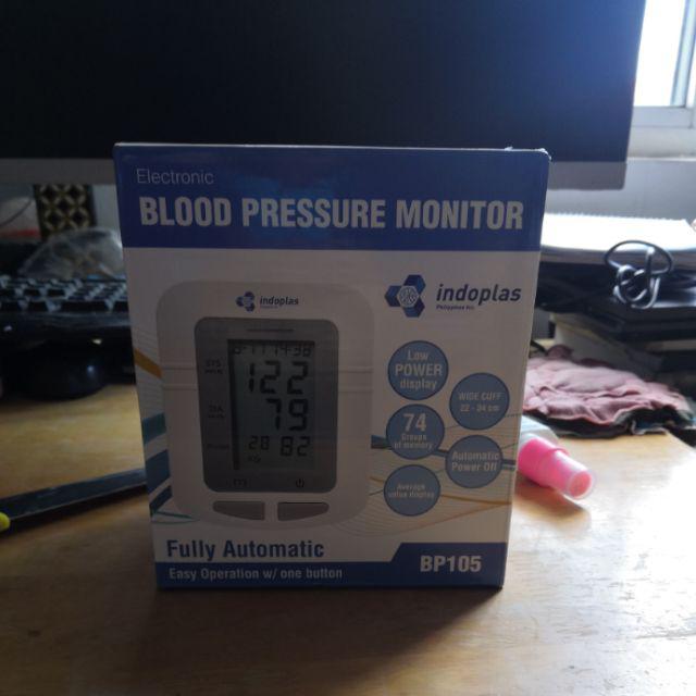 Indoplas USB Powered Automatic Blood Pressure Monitor BP105 | Shopee ...