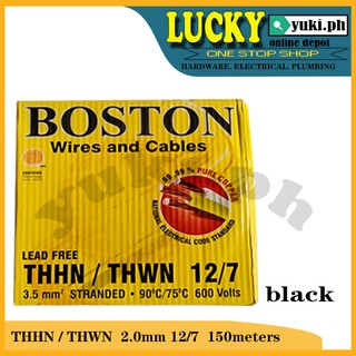 Electrical Stranded Wire Original Boston THHN/THWN 14/7, 12/7, 10/7, 8/ ...