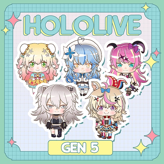 HOLOLIVE Ver. 2 Stickers GEN 5 | Shopee Philippines