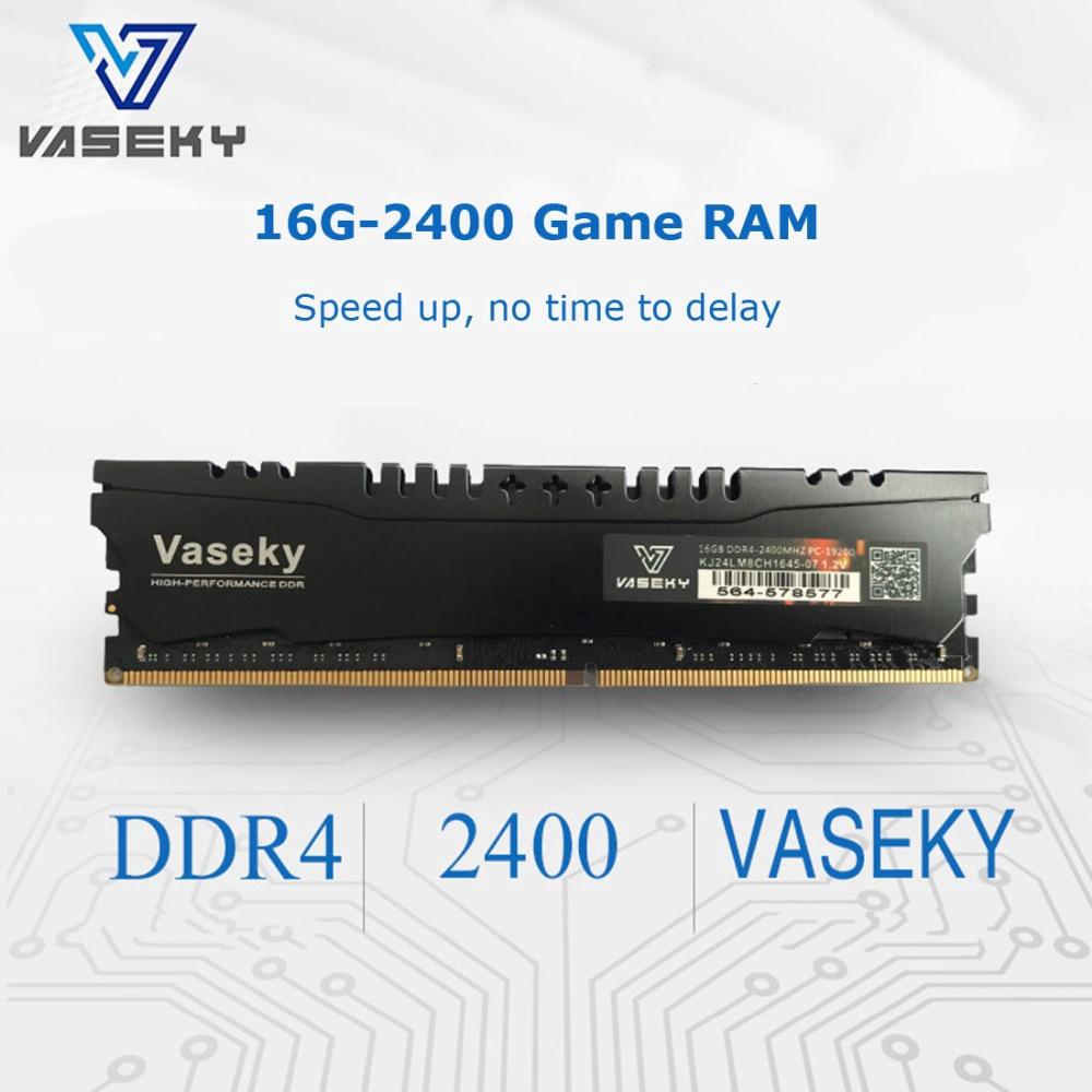 Vaseky RAM DDR4 4GB 8GB 16GB 2133MHz 2400MHz Memory Desktop PC4 19200 ...