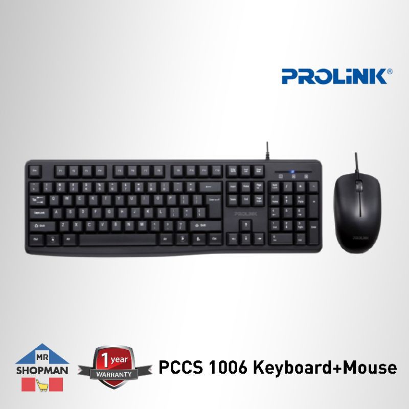 PROLINK Keyboard + Mouse PCCM 2003 / PCCS 1006 Bundle | Shopee Philippines