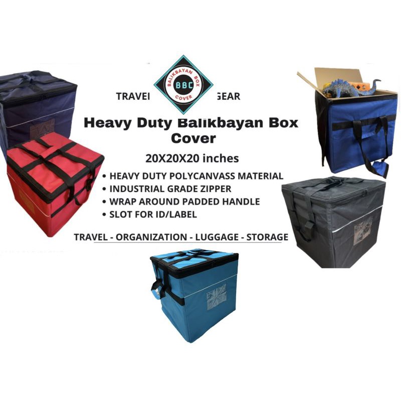 Balikbayan Box Cover Heavy Duty (20x20x20 inches) | Shopee Philippines