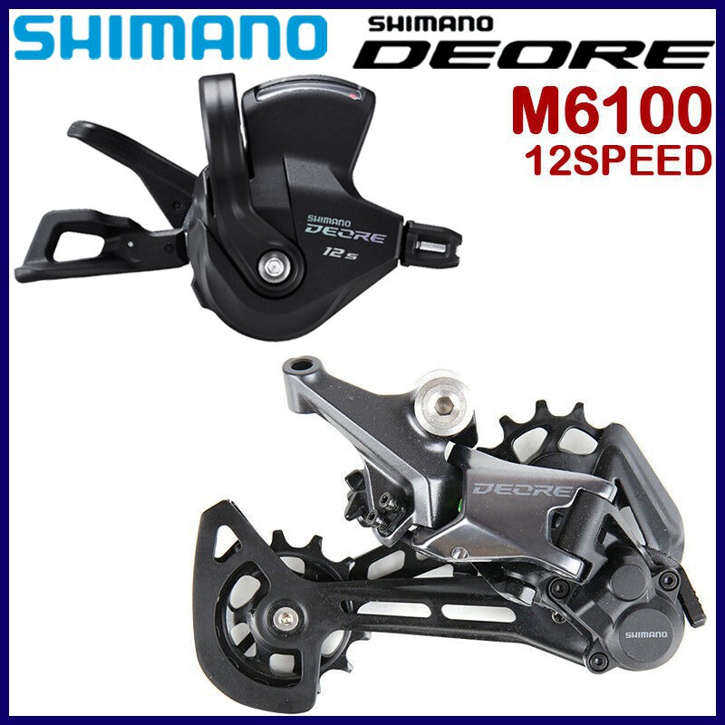 Shimano Deore M6100 12 Speed MTB Groupset SL RD M6100 Shifter Rear Derailleur MTB Bicycle ...