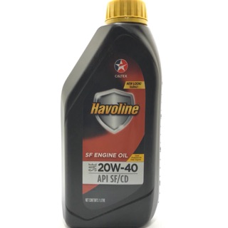 Caltex Havoline SF Gasoline Engine Oil 20W-40 1 Liter | Shopee Philippines