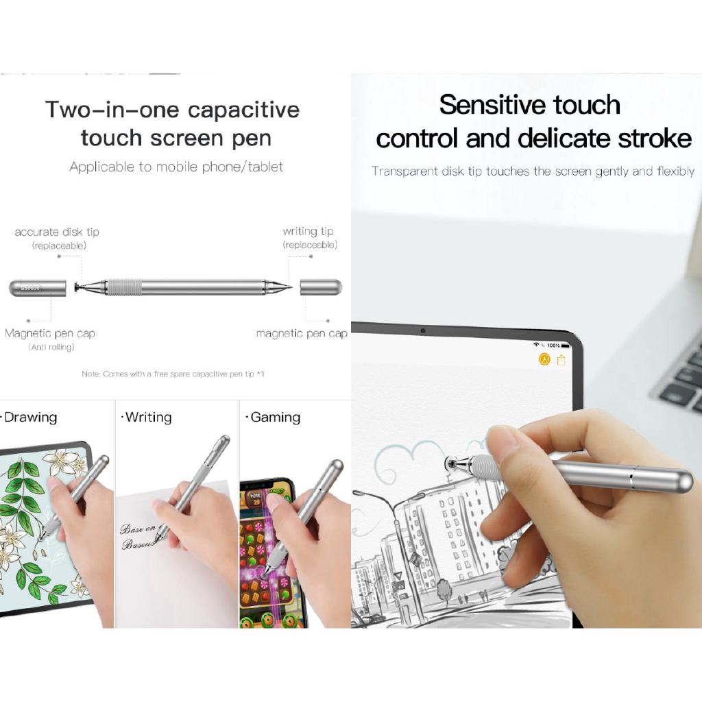 Baseus Universal Stylus Pen Multifunction Screen Touch Pen Capacitive ...