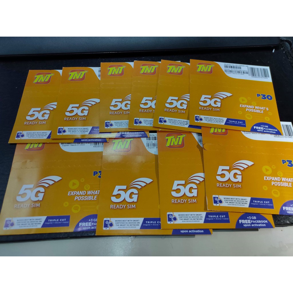TALK N' TEXT TNT 5G READY SIMCARD TRI-CUT | Shopee Philippines