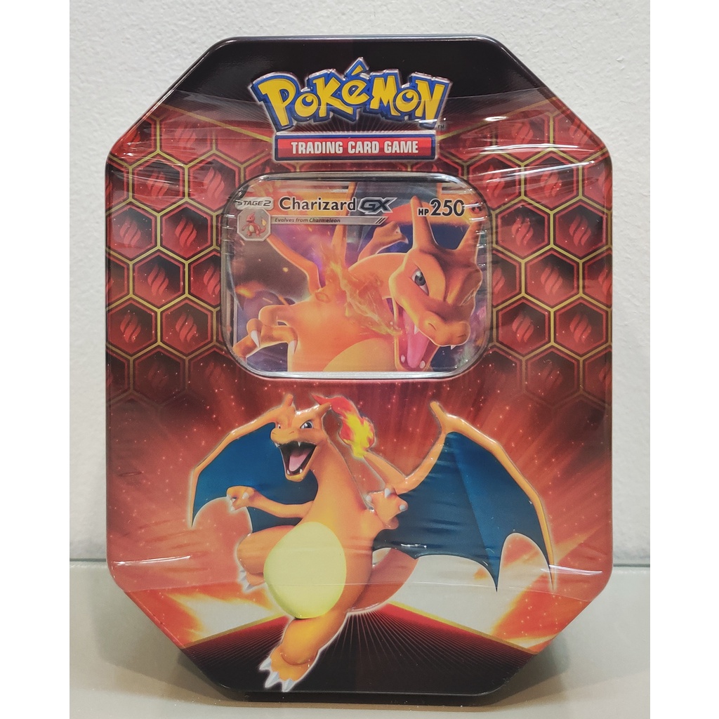 Pokemon TCG Hidden Fates Charizard-GX Tin | Shopee Philippines