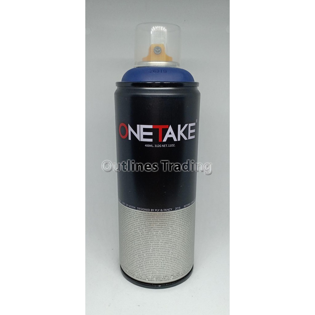 One Take Spray Paint (Black Indigo 680-7) | Shopee Philippines