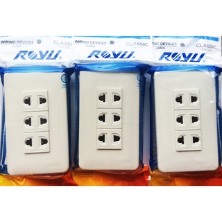 Royu Universal Outlet 1,2,3 Gang (Classic Series) | Shopee Philippines