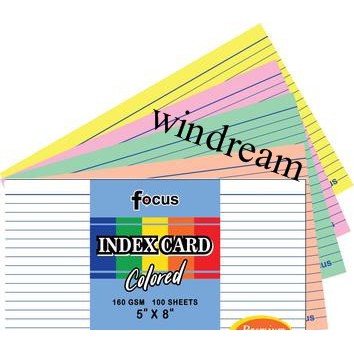 Colored index card 5x8 | Shopee Philippines