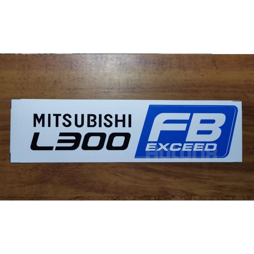 MITSUBISHI L300 EXCEED DECAL | Shopee Philippines